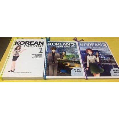 KOREAN FROM ZERO BOOK 1 TO BOOK 3 | Shopee Philippines