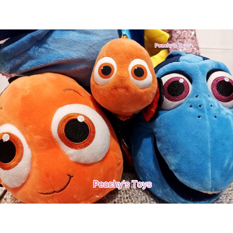 PRELOVED Finding Nemo, Finding Dory Stuffed Toy Fish Disney, Posh Paws ...