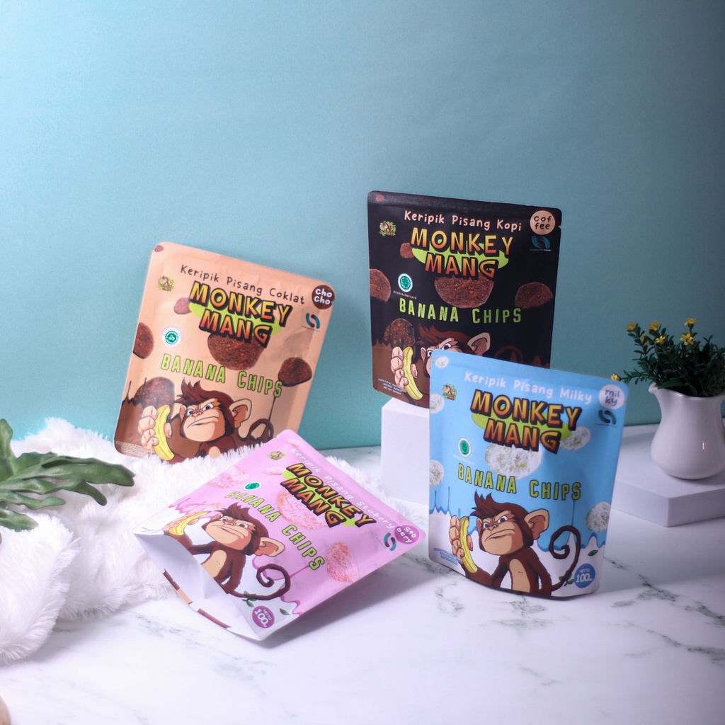 Monkey Mang Banana Chips Snack 100g | Shopee Philippines