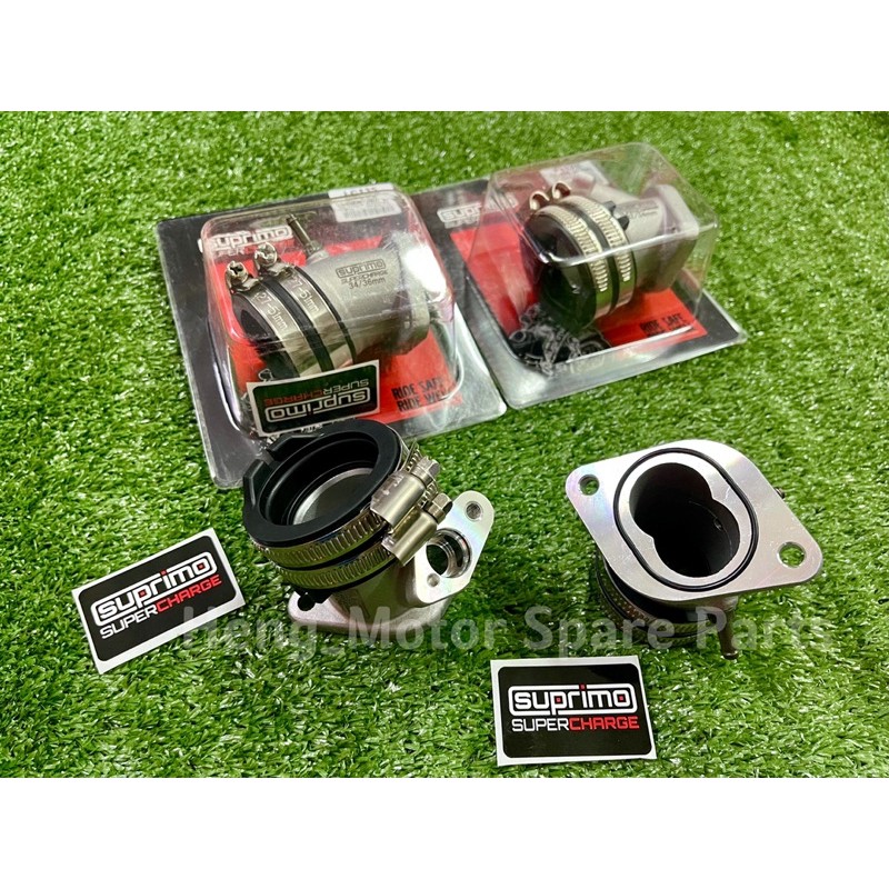 SUPRIMO RACING INTAKE PIPE FOR SUPER HEAD SUPERHEAD INTAKE 8 32MM/ 34MM ...