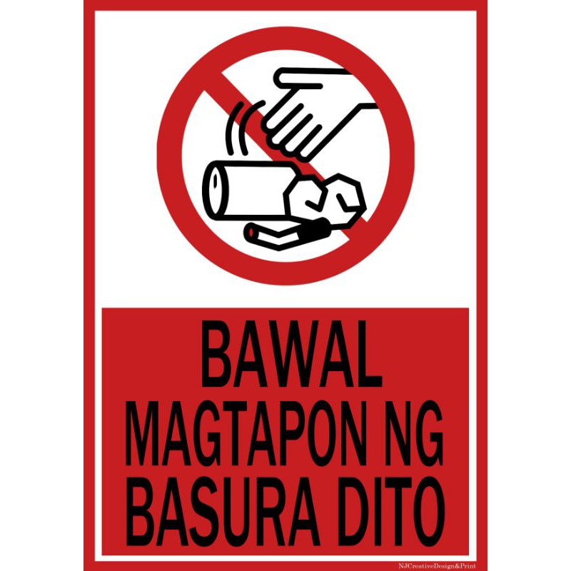 Sign Ng Bawal Magtapon Ng Basura Brainly Ph Hot Sex Picture