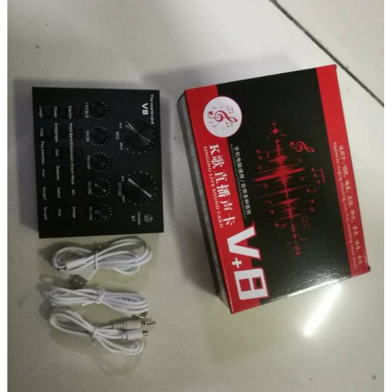 V8 SINGING LIVE SOUND CARD W/ BLUETOOTH | Shopee Philippines