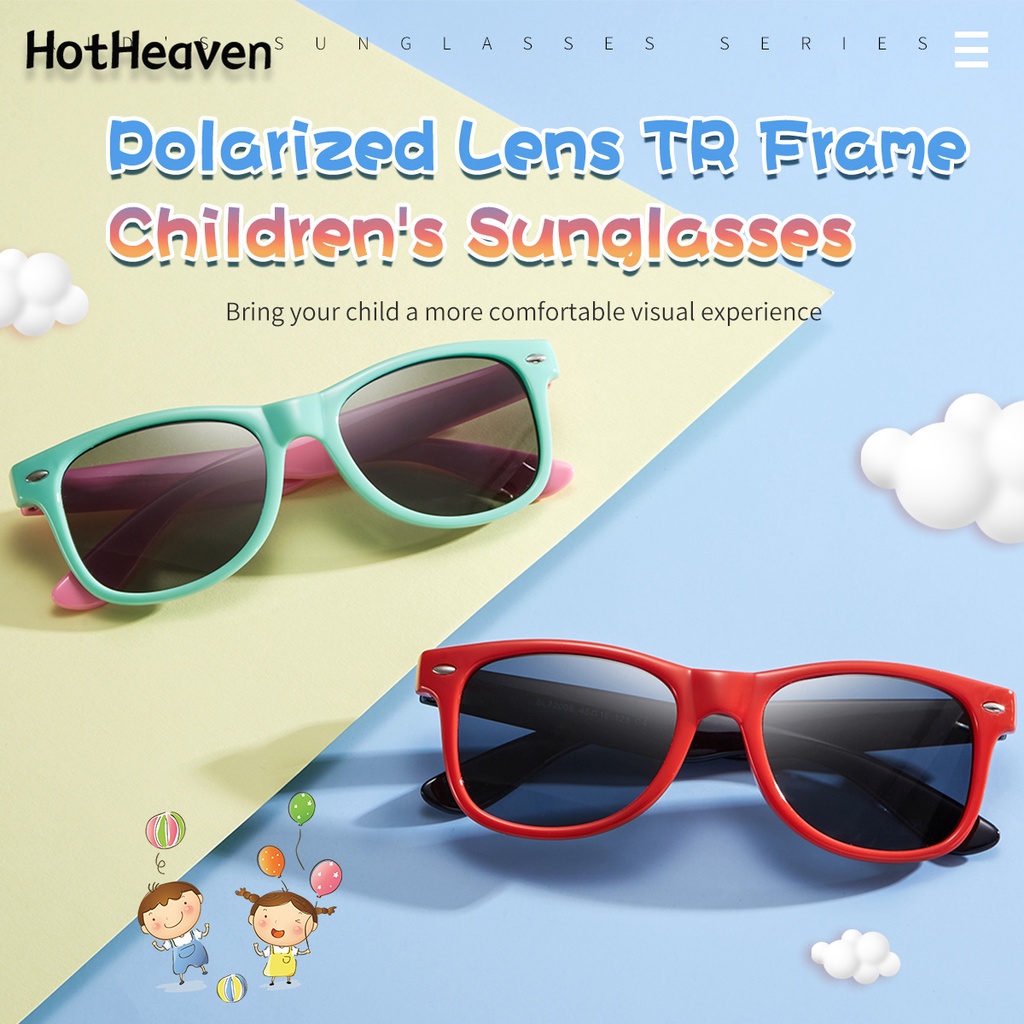 8 Colors Unisex Oval Frame Anti UV Polarized Kids Sunglasses Children ...