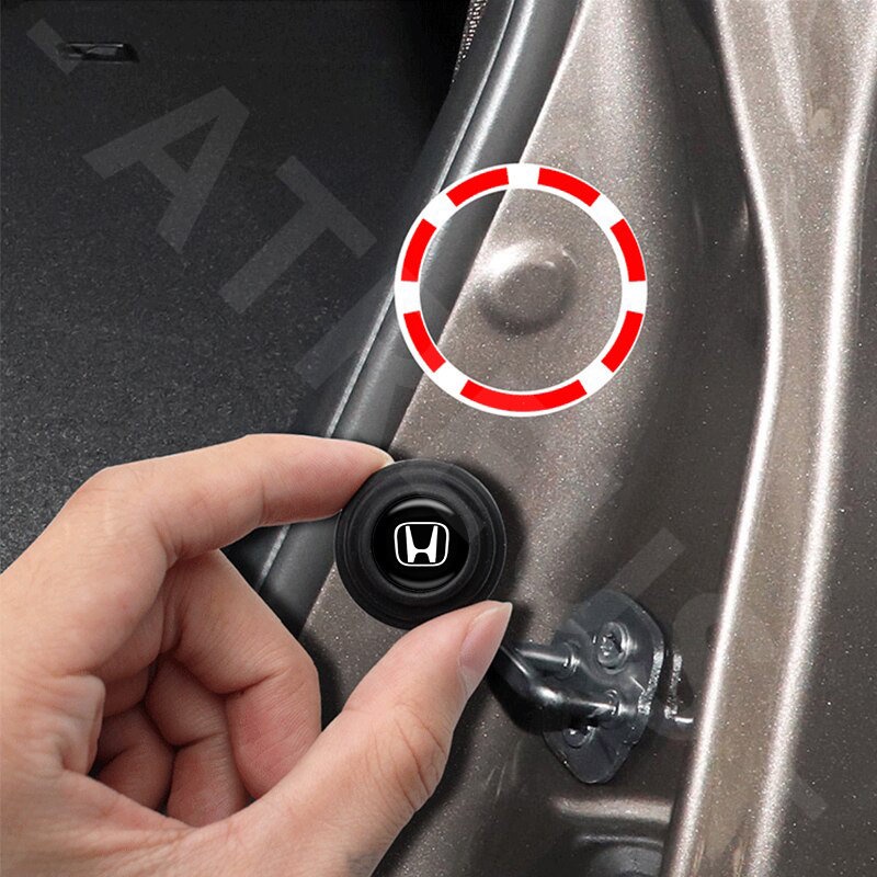 Honda 4/8/12Pcs Car Door Trunk Anti Shock And Collision Pad Silicone ...