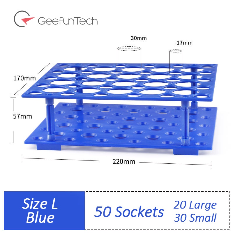 GEEFUNTECH Centrifuge Tube Rack for 10ml/15ml/50ml Laboratory Plastic ...