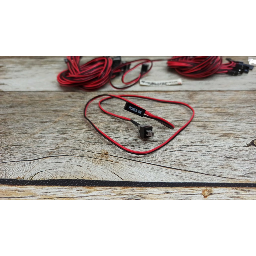 TOMBOL Power Button Cable Or Reset Switch Front Panel PC Computer ...