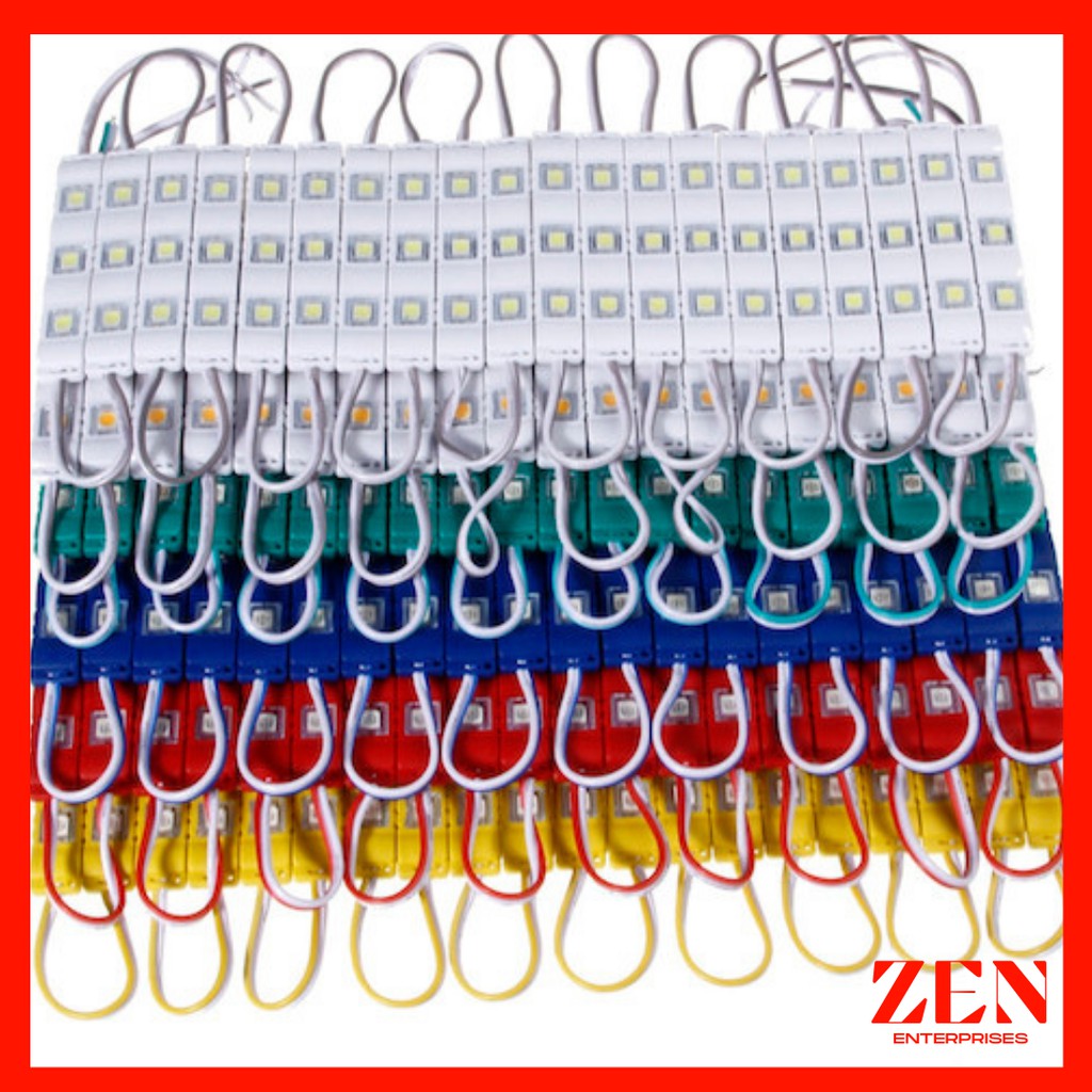 12V LED Module 3LED Heavy Duty Waterproof (Sold Per Pc) | Shopee ...