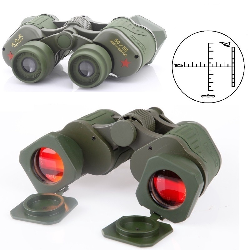 50x50 Military Binoculars With Reconnaissance Coordinates Day And Night ...