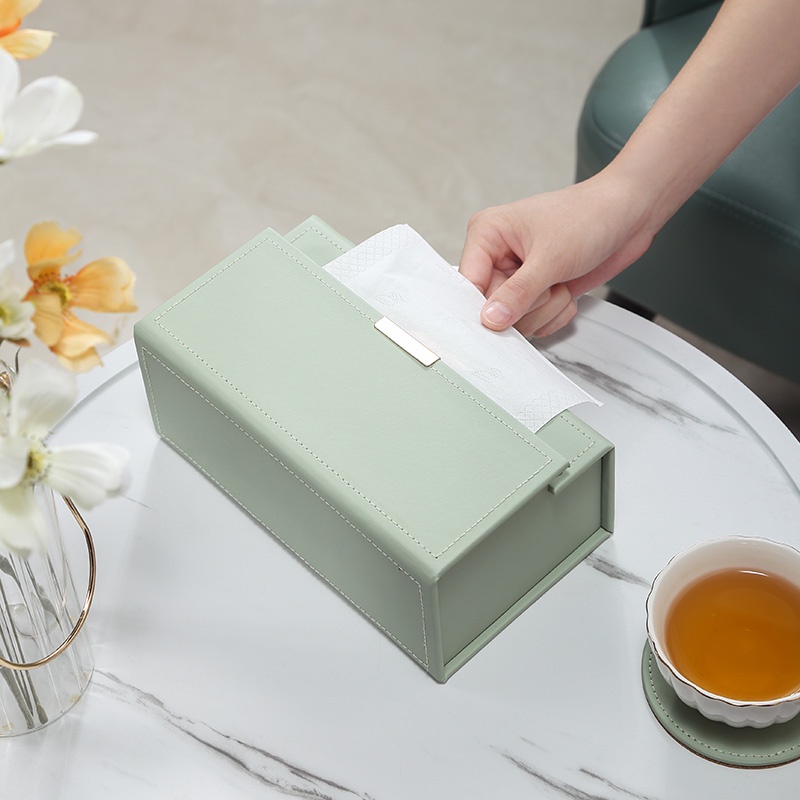 CASEGRACE PU Leather Tissue Box Napkin Carton Hotel Storage Boxes ...