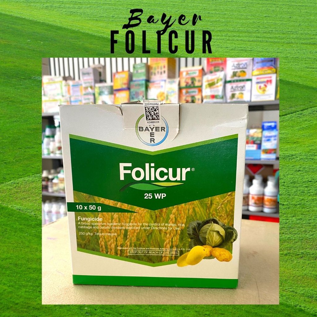 Bayer FOLICUR Fungicide 10x50g | Shopee Philippines