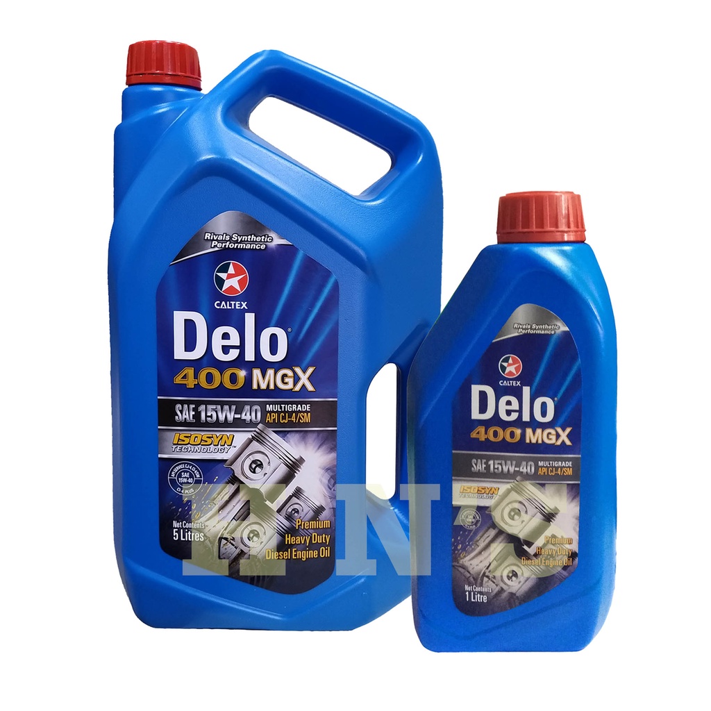 Caltex Delo® 400 MGX Multigrade SAE 15W-40 High Speed Engine Oil 6 ...