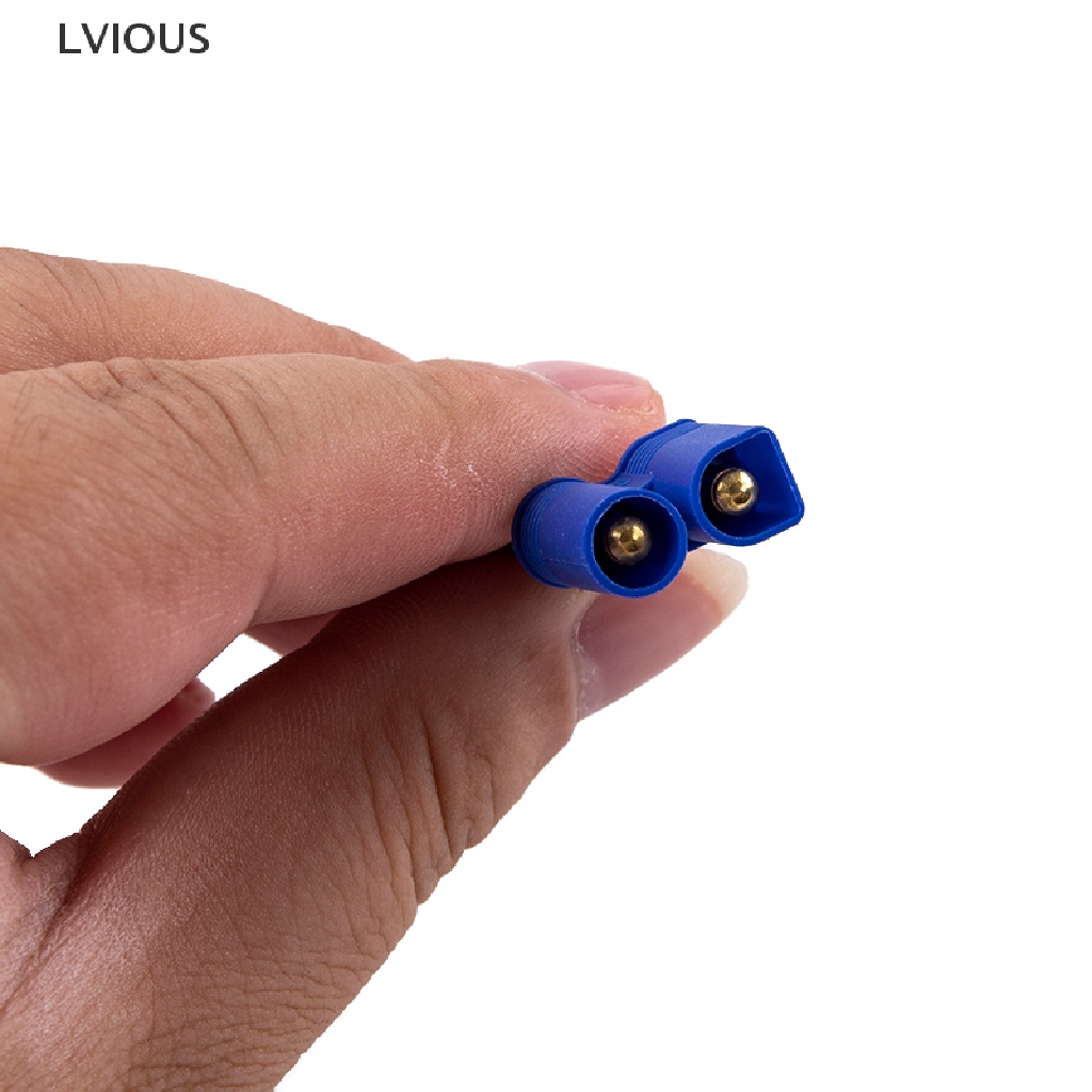 LVIOUS EC2/EC3/EC5 Male Female Connector Pigtail Cable Silicone Wire RC ...