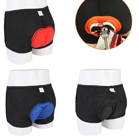 Men's Women's Bicycle Panties / 3D Gel Foam Padding Bicycle Pants ...