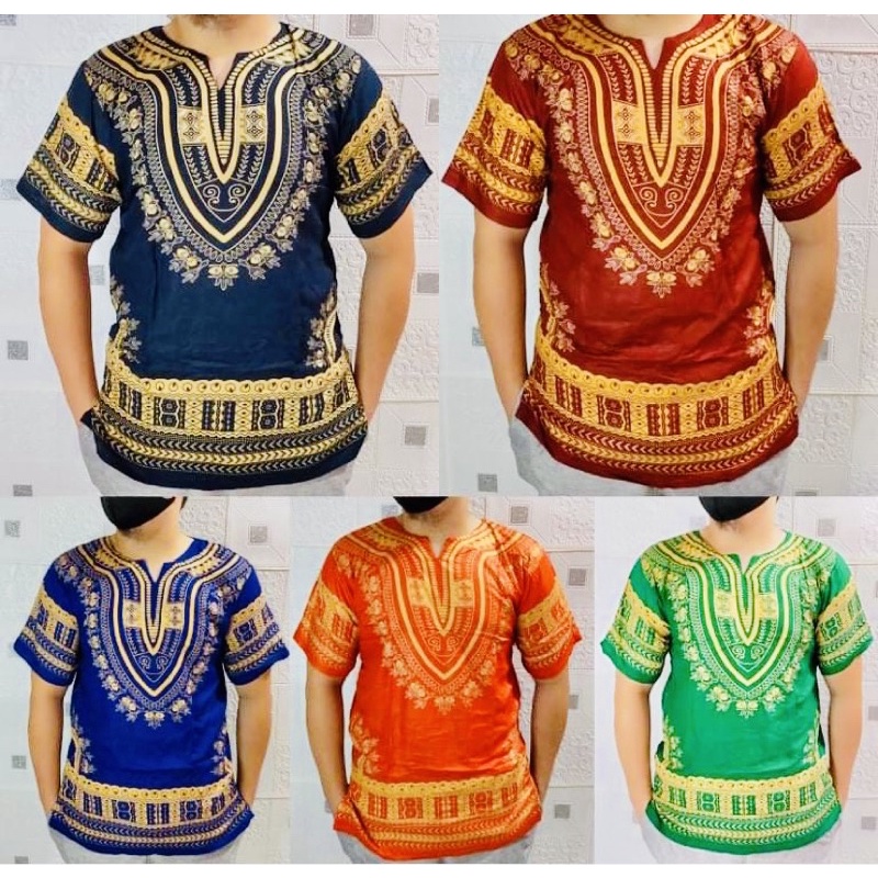 Halumna White Dashiki Shirt/Indian/Batik/Bohemian/Boho/Ethnic/African ...