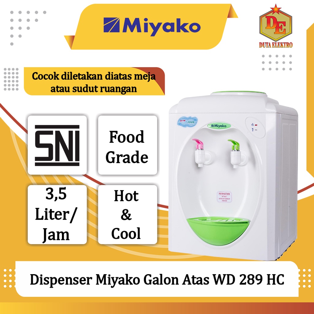 Miyako WD 289 HC. Top Gallon Dispenser | Shopee Philippines