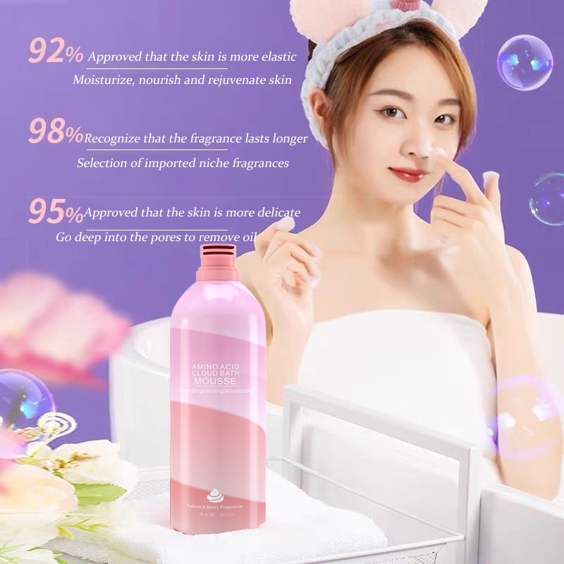 Amino Acid Cream Mousse Shower Gel Whitening Perfume Whitening Body Wash 350ML | Shopee Philippines
