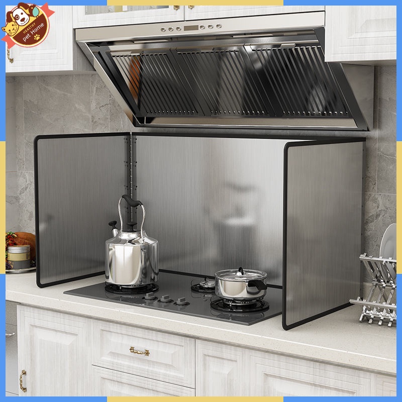 Kitchen Stove Gas Stove Stainless Steel Oil-Proof Baffle Cooking ...