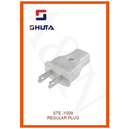 SHUTA HEAVY DUTY PLUG / TRANSPARENT / SWING TYPE /PLAIN / WITH GROUND ...