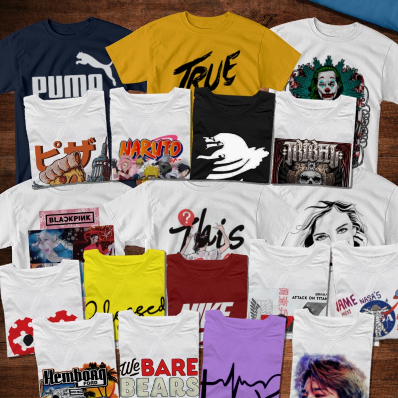 SALE!! Assorted Random Fashion unisex Bargain tshirts | Shopee Philippines