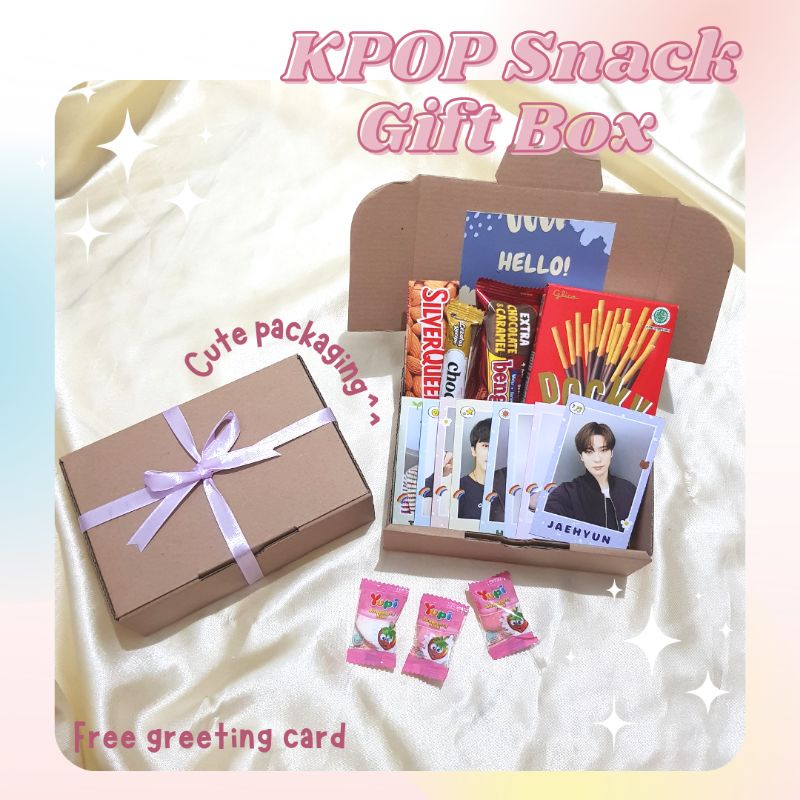 Kpop Snack Gift Box/BTS/NCT/ASTRO/ENHYPEN/TXT/EXO/STRAY KIDS/SEVENTEEN ...