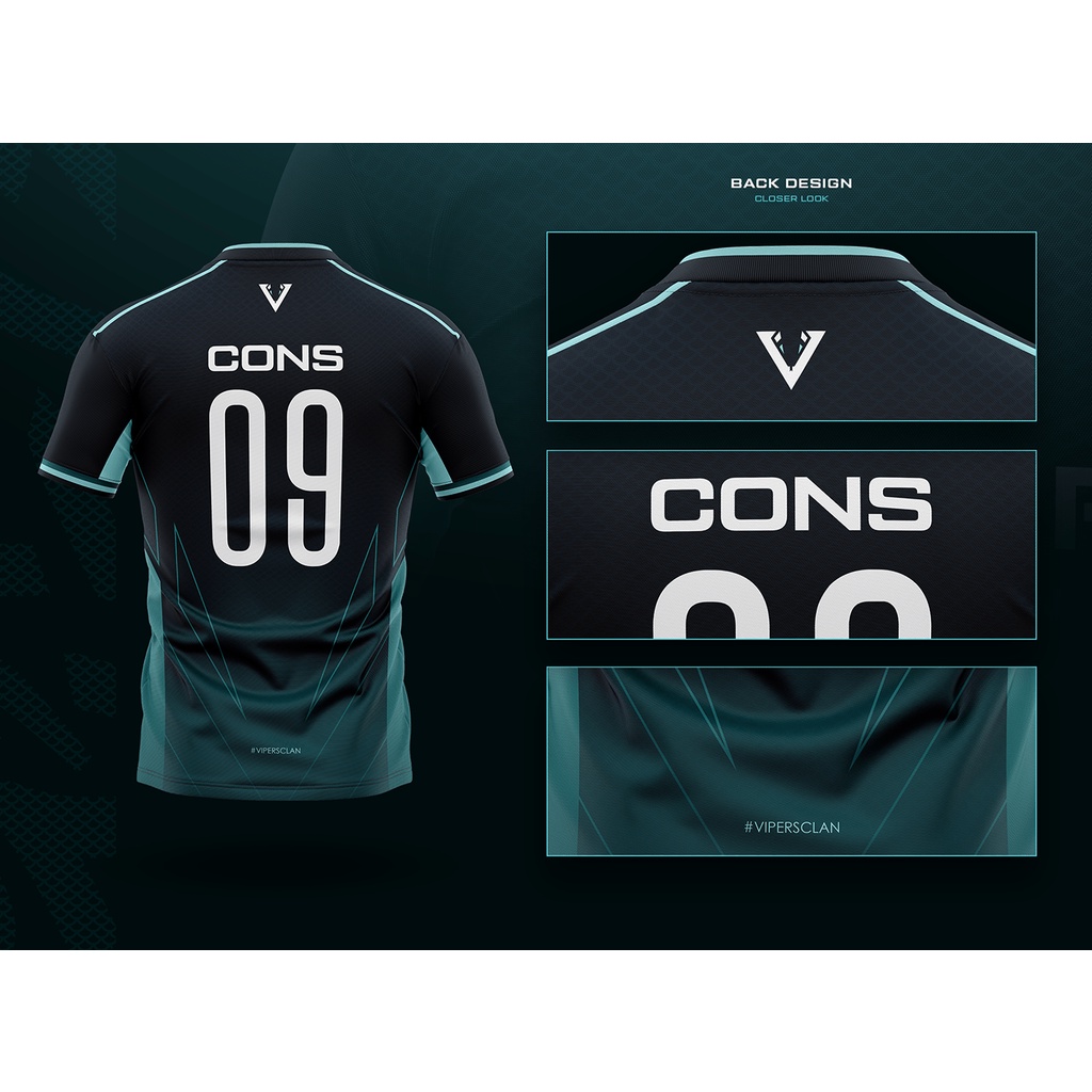 Viper Shirt VIPERS CLAN | Official Jersey FULL SUBLIMATION E-Sports ...