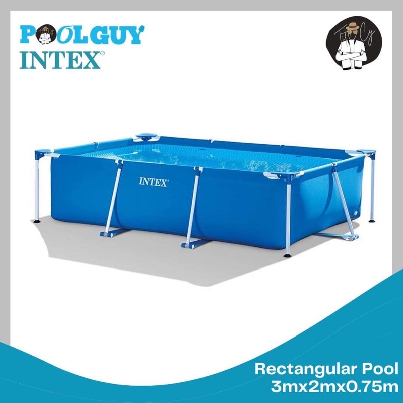 Titocy ORIGINAL Intex 28272 Rectangular Frame Pool 3m x 2m x 0.75m not ...