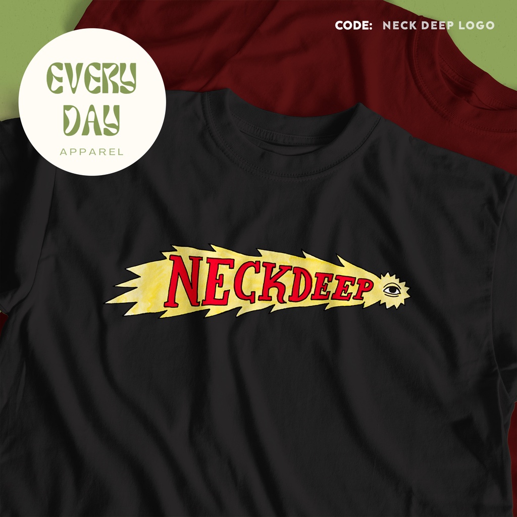 Neck Deep Logo | Everyday Apparel T-Shirt | Shopee Philippines