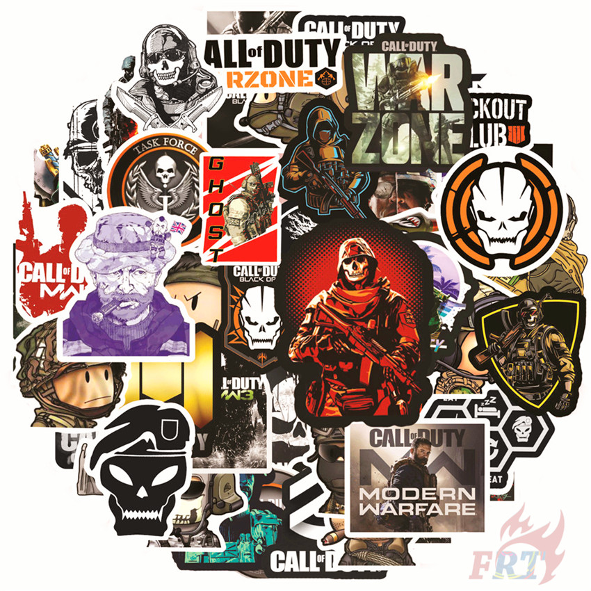 Call of Duty Series 01 - FPS Games COD Stickers 50Pcs/Set Fashion DIY ...