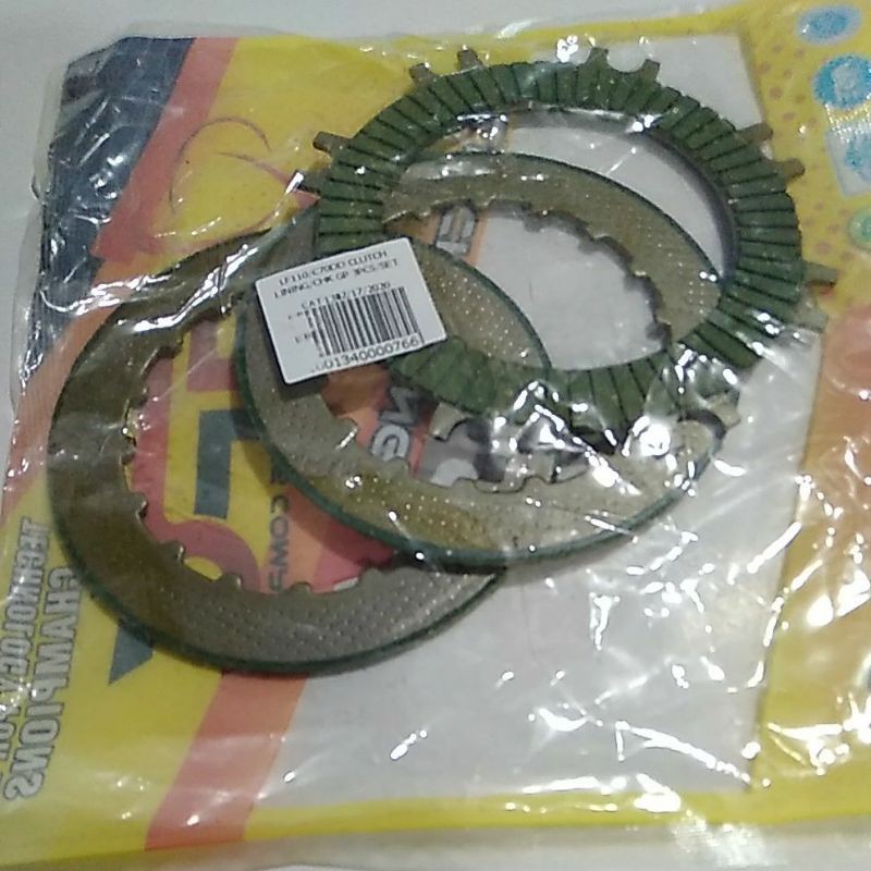 LIFAN110 / C70DD / SKYGO 100 / RUSI 110 /RUSI 100 CLUTCH LINING (3PCS ...