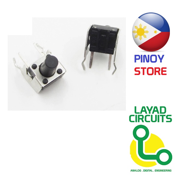 3 pcs tactile button 6x6x9mm horizontal mounting tact switch 90 degrees ...