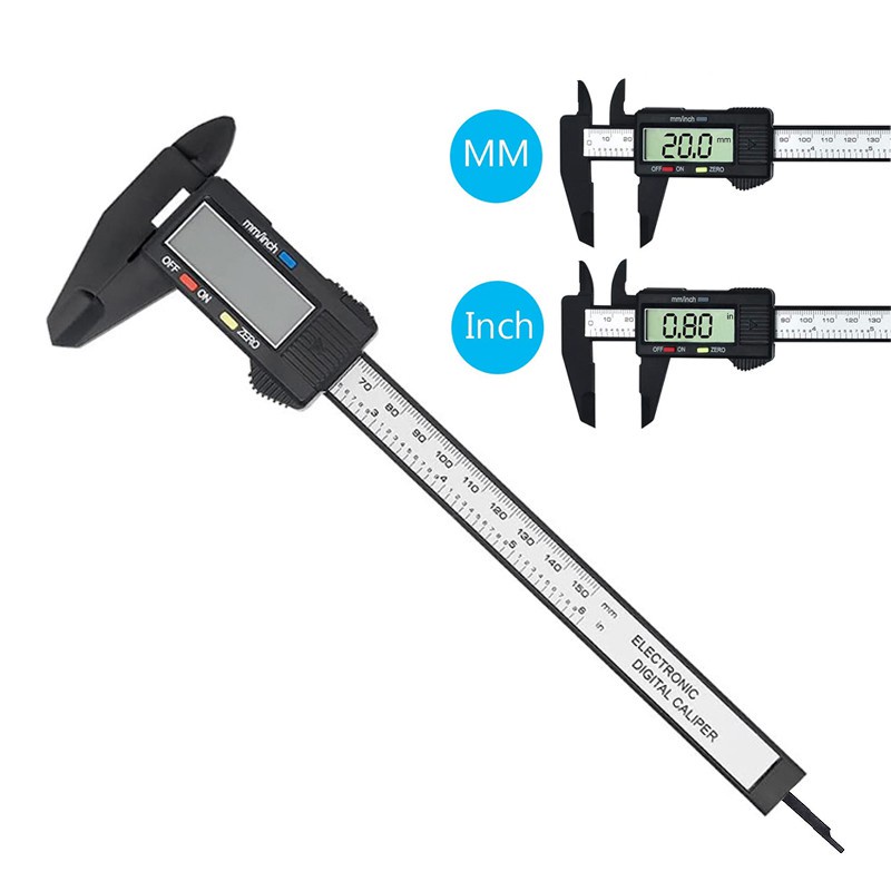 Digital Caliper Electronic Vernier Caliper Measuring Device Inch And ...