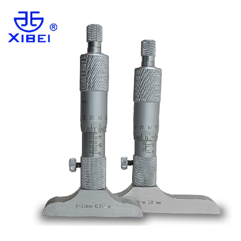 Xibei brand Depth Micrometer 0-25mm 50mm 100mm 150mm 200mm Depth ...