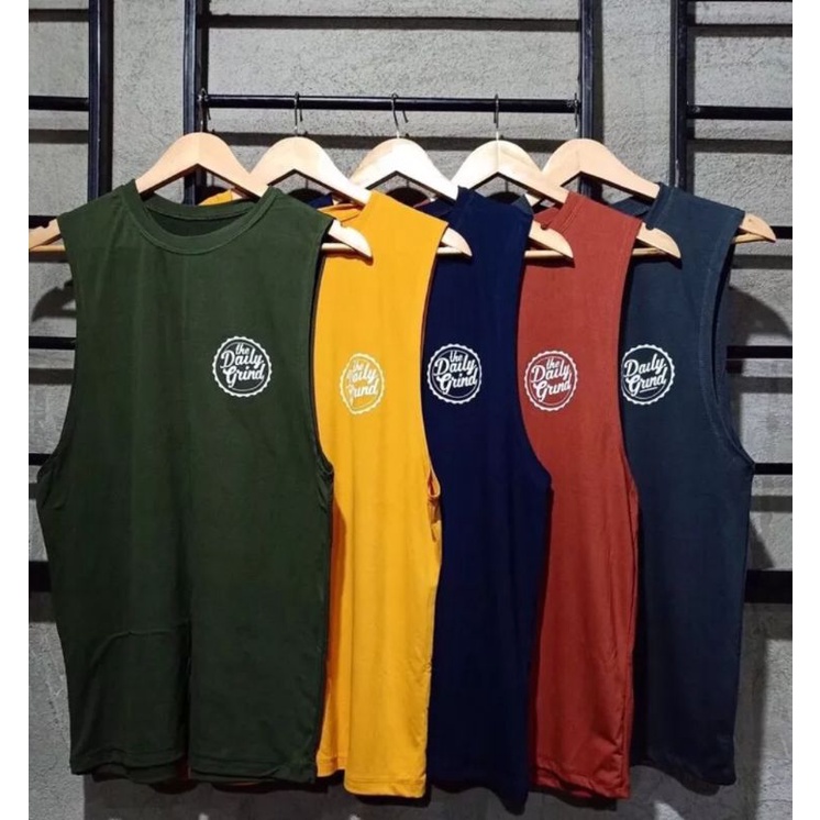 【DIRECT SUPPLIER】Drifit Muscle Tee Top Tank Sando For Men Shirt Gym ...