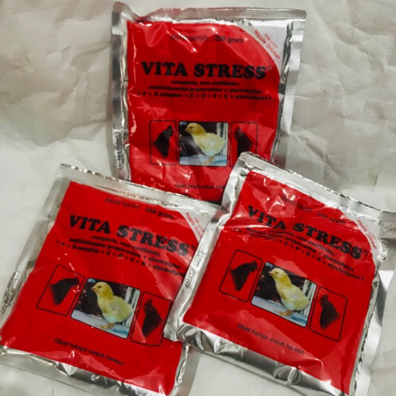 Vita Stress 250 grams Chicken Electrolyte Multivitamin | Shopee Philippines