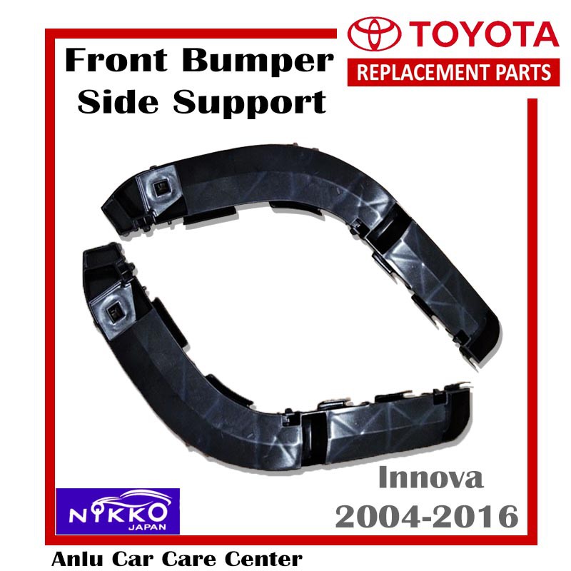 FRONT BUMPER SIDE SUPPORT (PAIR) FOR INNOVA 2004-2016 (PN: 52115-0K030 ...