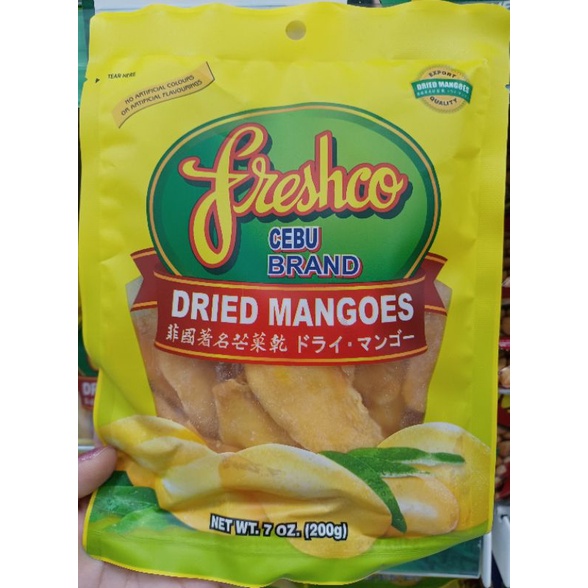 Freshco Cebu Dried Mangoes 200g/100g | Shopee Philippines