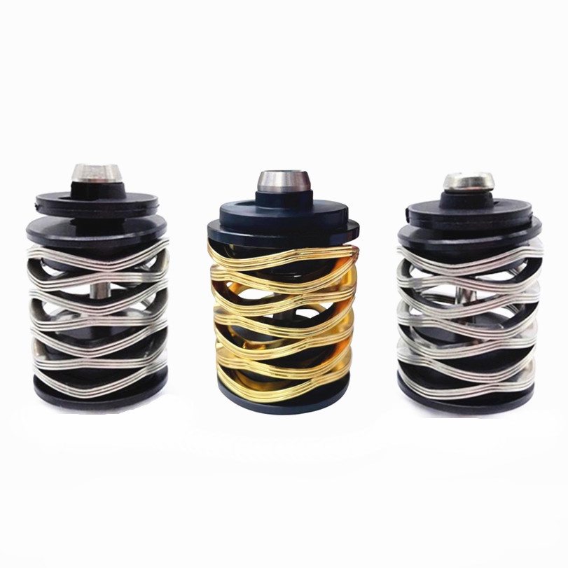 Folding Bike Rear Shock Absorber Corrugated Metal Spring Rear Shock ...