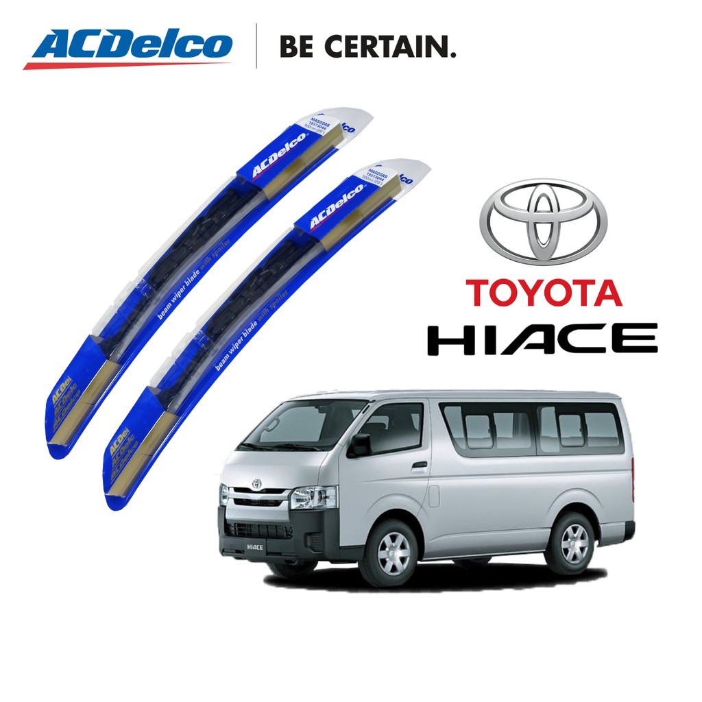 ACDelco Beam / Banana Type Wiper Set for Toyota HiAce (2005-2018 ...