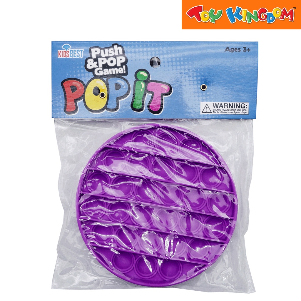 Push and Pop Game Round Purple Fidget Toy | Shopee Philippines