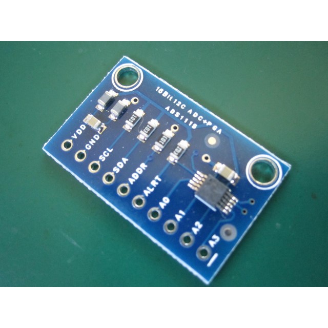 16 Bit I2C ADS1115 Module ADC 4 channel with Pro Gain Ampli | Shopee ...
