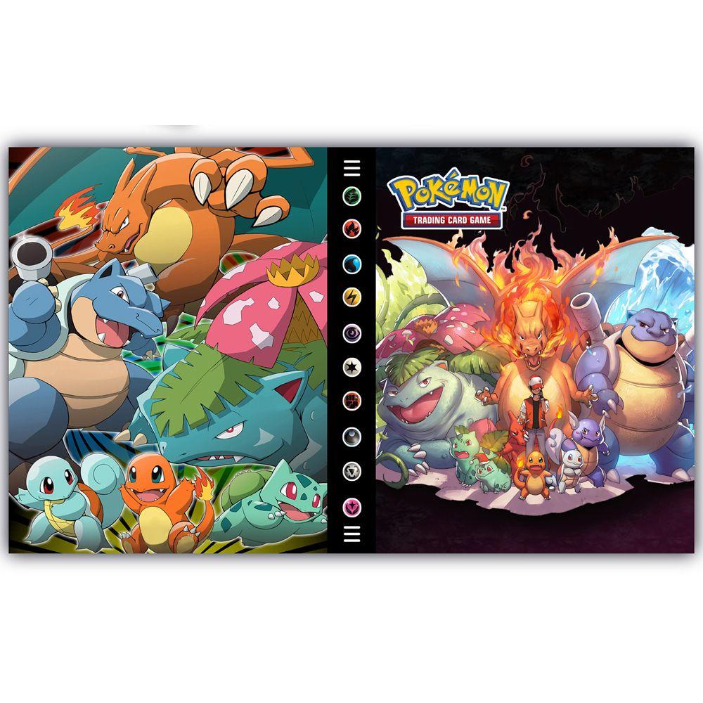 ADAMES Pokemon Cards Album Cool 240pcs Models Pokemon Map Binder Pocket ...