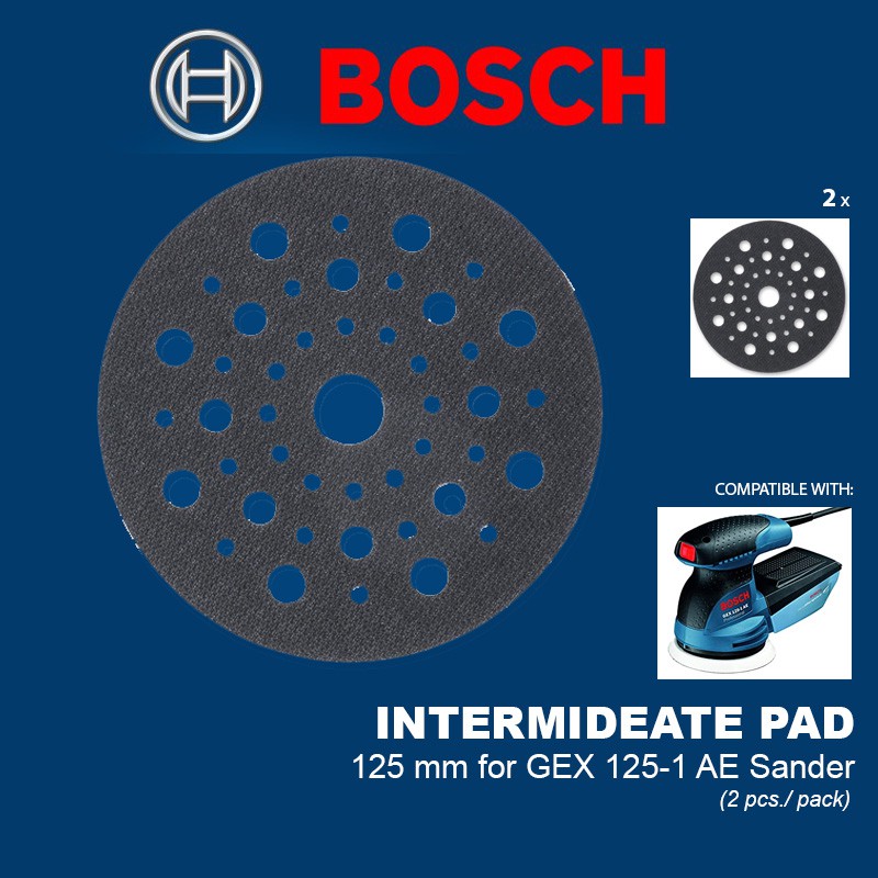Bosch 2608000689 Intermediate Pad, 125 mm for GEX 125-1 AE Orbital ...