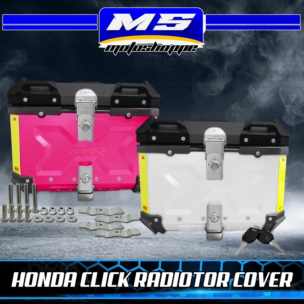 45LITERS ALUMINUM ALLOY TOP BOX - MOTOSHOPPE MOTORCYCLE | Shopee ...