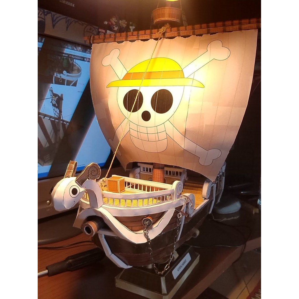 Paper model _ Merry Ship - One Piece (big size is easier to make than ...