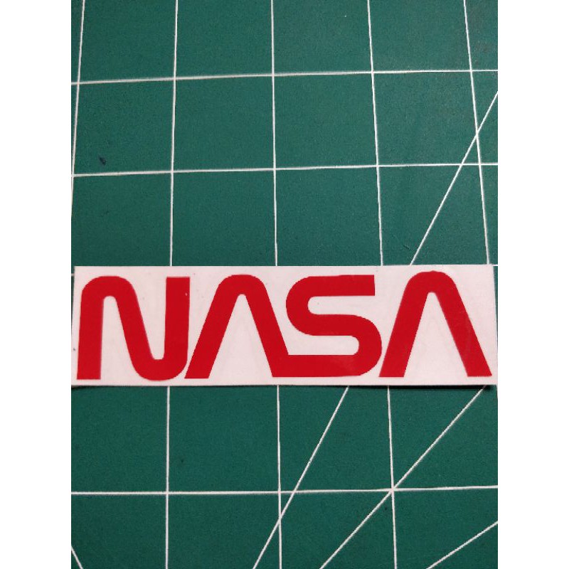 NASA cutout vinyl sticker for motorcycle ( Machine cut) | Shopee ...