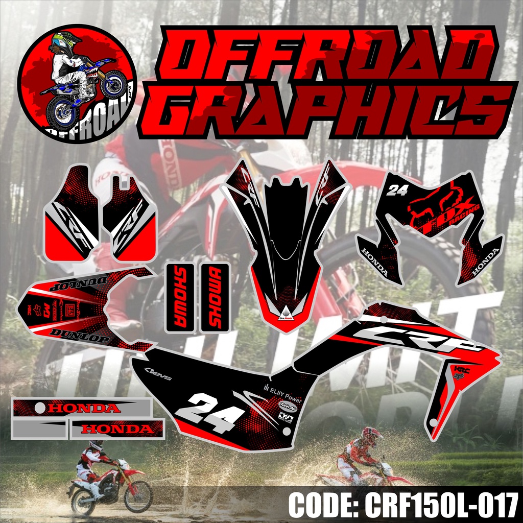 Honda CRF 150L Decals CRF150L-017 | Shopee Philippines