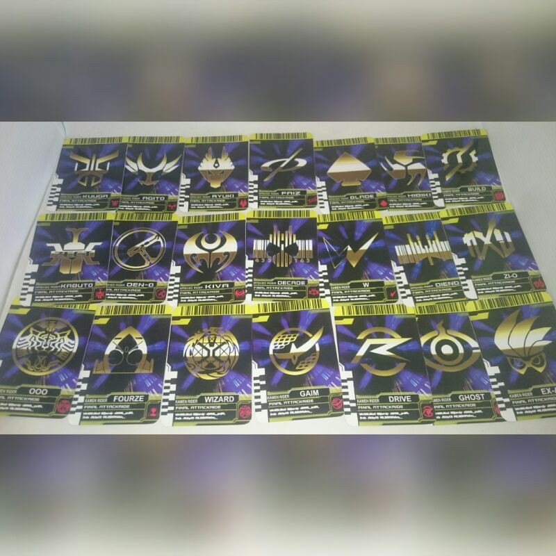 Complete Kamen Rider Decade Final Attack Ride Card | Shopee Philippines