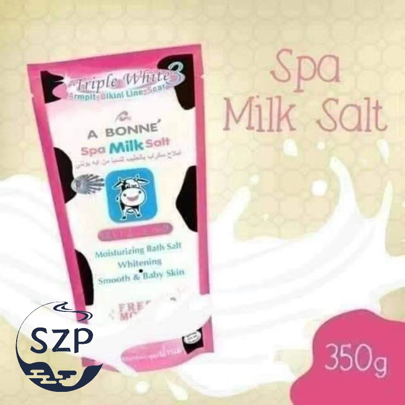 A Bonne Spa Milk Salt Body Scrub Whitening Salt 350g | Shopee Philippines