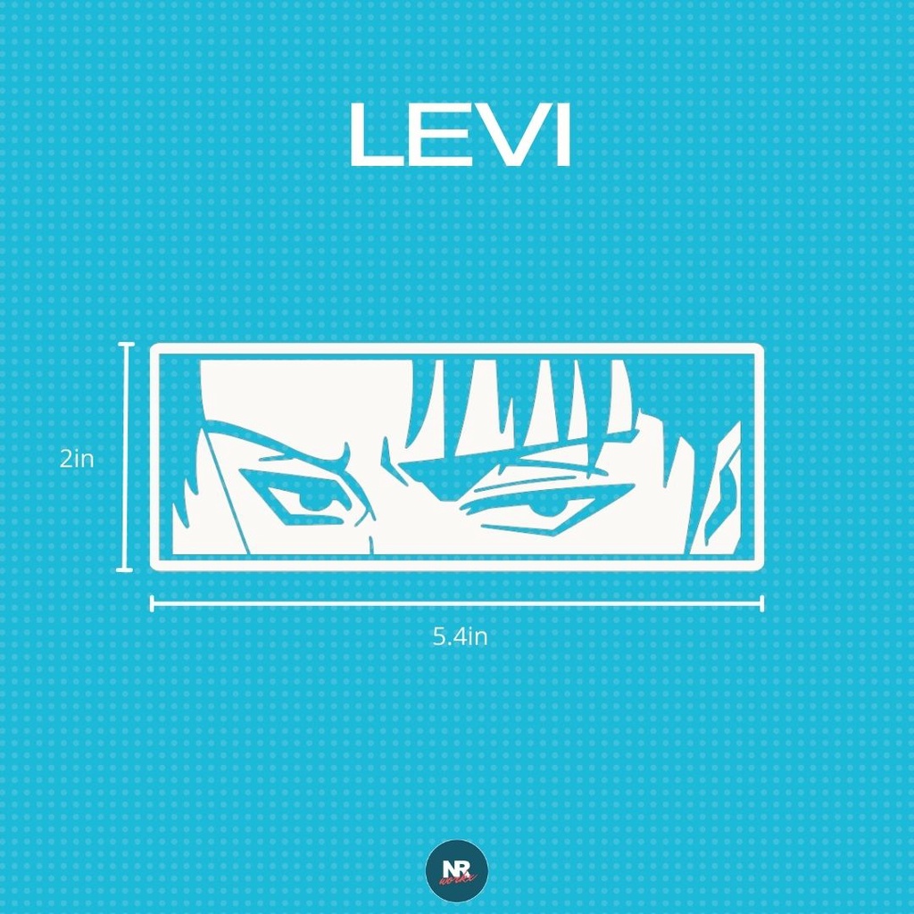 Attack on Titan Levi Ackerman Shingeki no Kyojin Vinyl Decal Sticker ...