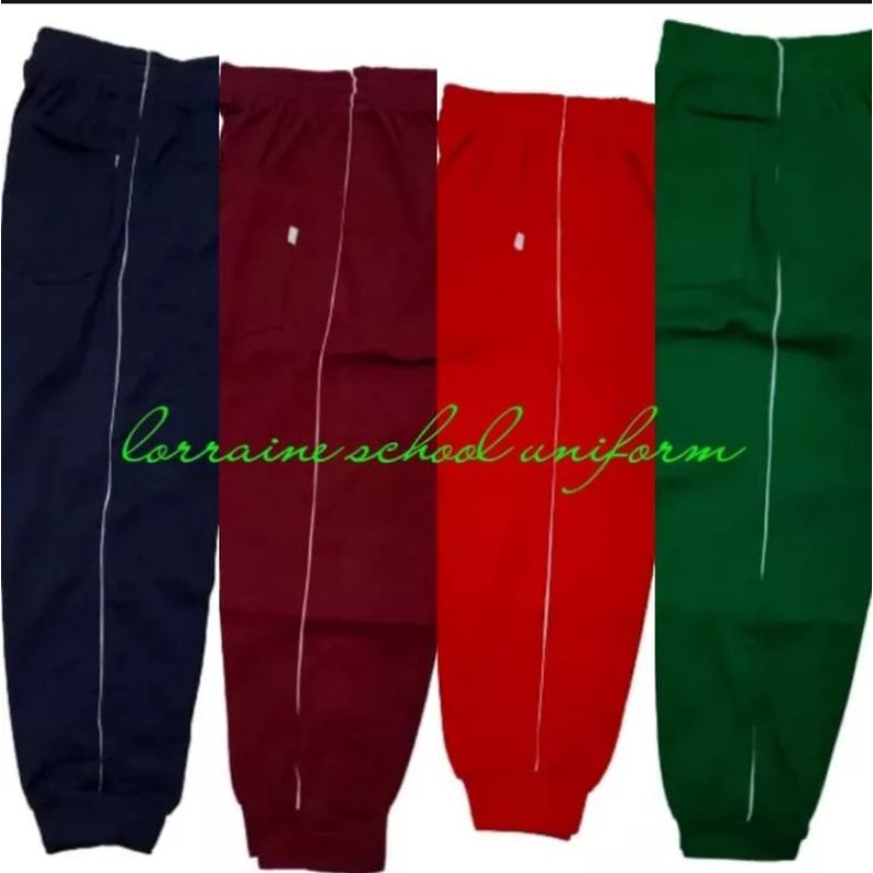 PE Jogging Pants Cotton School Uniform All Size Available | Shopee ...
